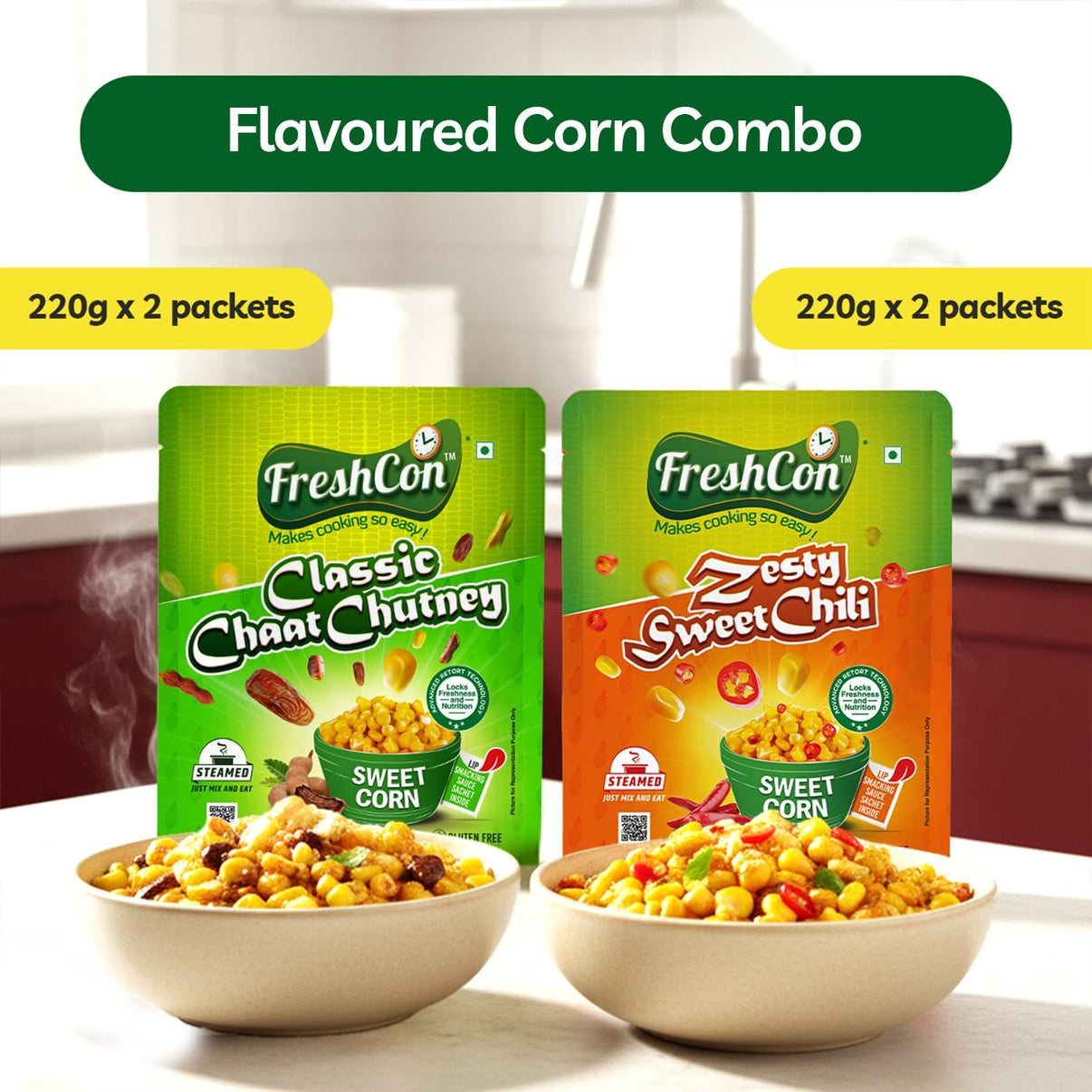 Ready-To-Eat Perfectly Cooked Sweet Corn – freshconindia