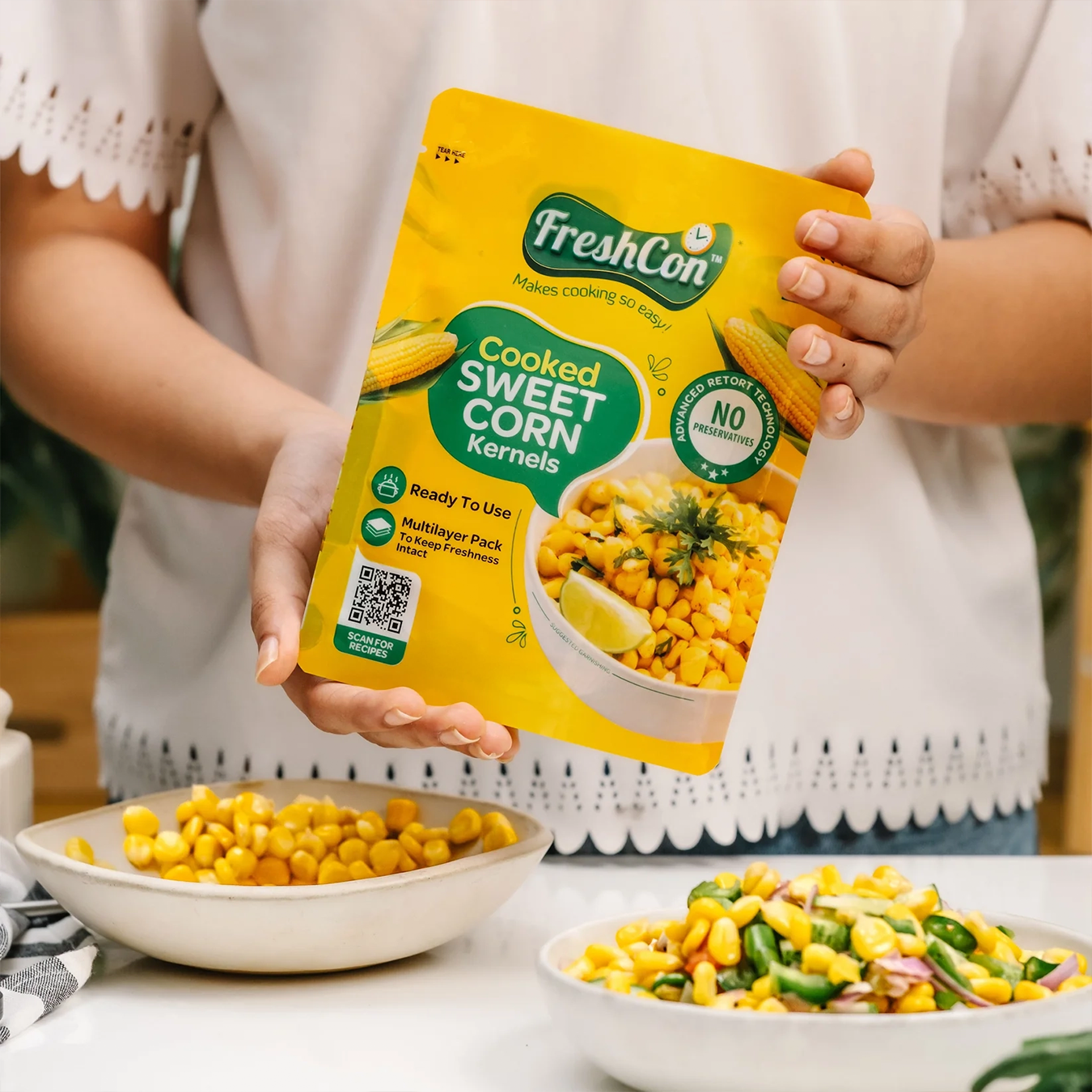 Ready-To-Eat Perfectly Cooked Sweet Corn – freshconindia